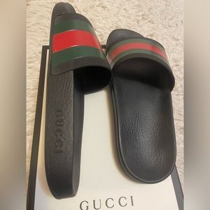 Gucci | Shoes | Authentic Brand New Gucci Flat Slides | Poshmark